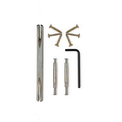 UAP Turquoise Dual Finish Polished Chrome/Black Nickel Internal Door ...