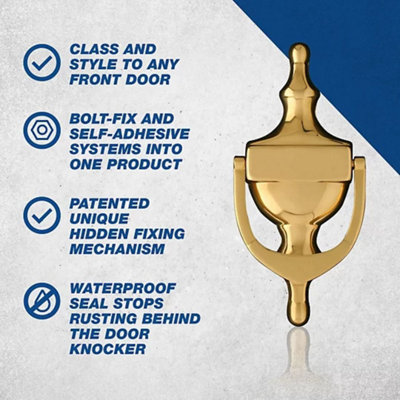 UAP Victorian Urn Door Knocker For Front Door - 6-inch - Fixings ...