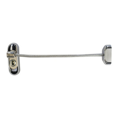 UAP Window Restrictor with Key - Window Safety Locks - 20cm Cable - All ...