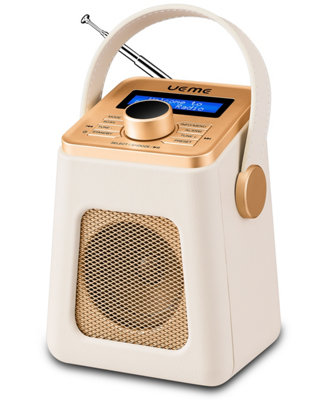 UEME Portable DAB / DAB+ Radio with Bluetooth & Rechargeable Battery