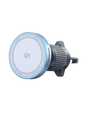 Ugreen MagFlow 25 w Wireless Car Mount Charger, Qi 2 MagSafe Compatible ...