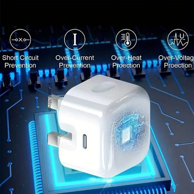 UK, 25W for iPhone 15,14,13 Pro Type C Fast Charging Travel Wall ...