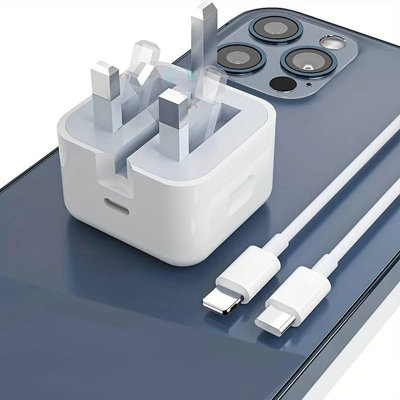 UK, 25W for iPhone 15,14,13 Pro Type C Fast Charging Travel Wall ...