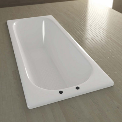 UK Bathrooms Essentials 1600 x 700mm Steel Bath