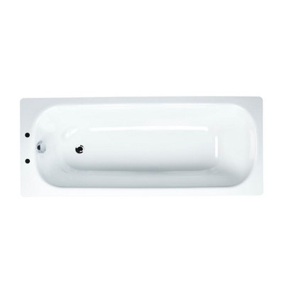 Buy UK Bathrooms Essentials 1600 x 700mm Steel Bath at B&Q