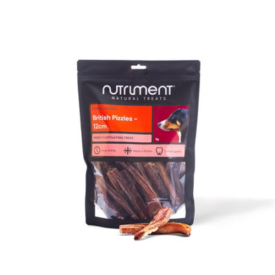 UK Beef Pizzles "Bully Sticks" (1kg-12cm) Natural High Protein Low Fat ...