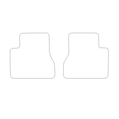 UK Custom Covers Ford Transit Connect 2014+ Rubber Rear Floor Mats