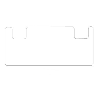 UK Custom Covers Ford Transit Custom 2013-2023 Rubber Rear Floor Mats ...
