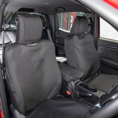 UK Custom Covers Isuzu D-Max 2021+ Black Front Seat Covers - 2 Seats ...