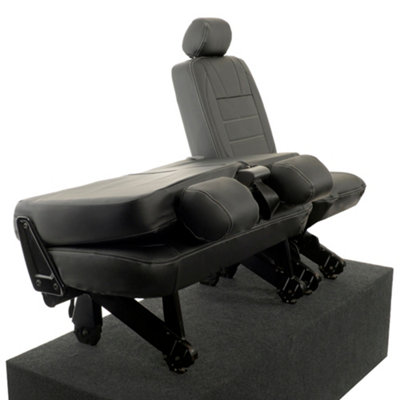 UK Custom Covers Leatherette All Seat Covers - To Fit VW Transporter T6 ...