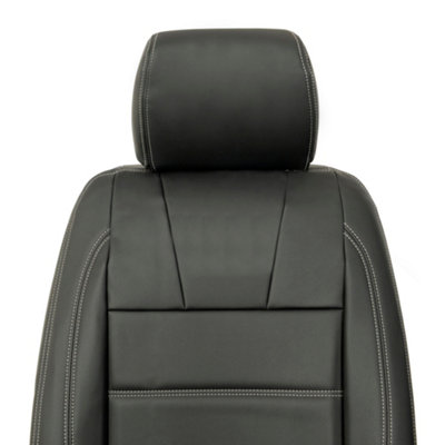 UK Custom Covers Leatherette All Seat Covers - To Fit VW Transporter T6 ...