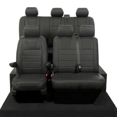 UK Custom Covers Leatherette Front and Rear Seat Covers - To Fit VW ...