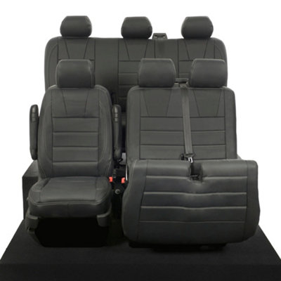UK Custom Covers Leatherette Front and Rear Seat Covers - To Fit VW ...