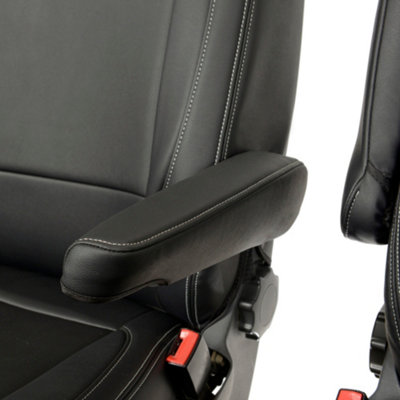 UK Custom Covers Leatherette Front Seat Covers - To Fit VW Transporter ...