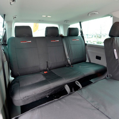UK Custom Covers Tailored 2nd Row Bench Seat Covers With 'Sportline ...