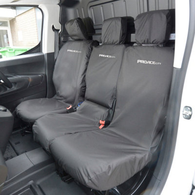UK Custom Covers Tailored Front Seat Covers With 'Proace City ...
