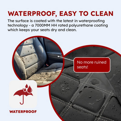 UK Custom Covers Tailored Waterproof Rear Seat Covers - To Fit ...