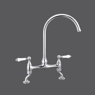 UK Homeliving Avalon Victorian Kitchen Sink Mixer