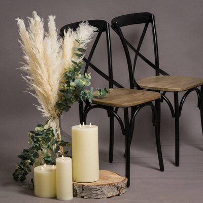 UK Homeliving Cream Pampas Grass Stem