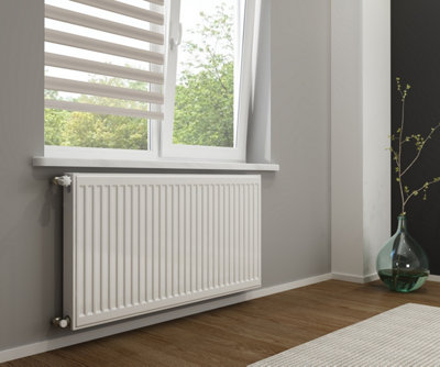 UK Homeliving Type 11 Single Panel Radiator (H)600mm X (W)600mm | DIY ...