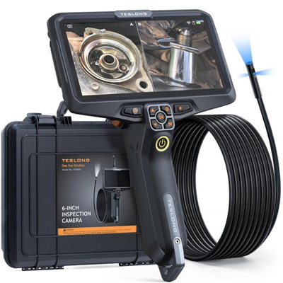 UK Inspection Camera 5m Inspection Camera with Triple Lens and 6-Inch ...