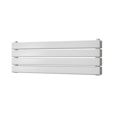UK Radiators 1286BTU H272mm x W800mm White Flat Tube Horizontal ...