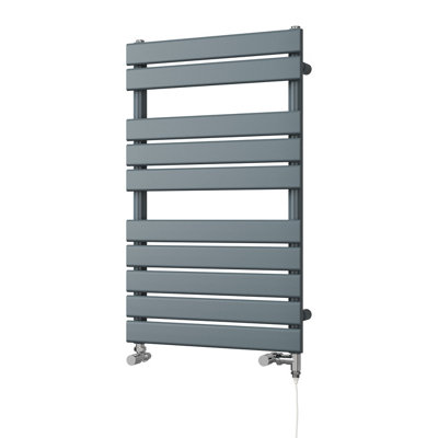 UK Radiators 1447BTU H816mm x W500mm Anthracite Flat Tube Standard ...