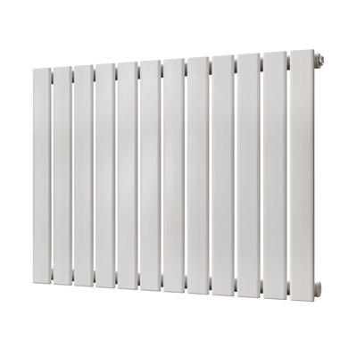 UK Radiators 1986BTU H600mm x W816mm White Flat Tube Horizontal ...