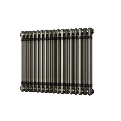 UK Radiators 2634BTU H600mm x W768mm Raw Metal 2 Column Horizontal ...