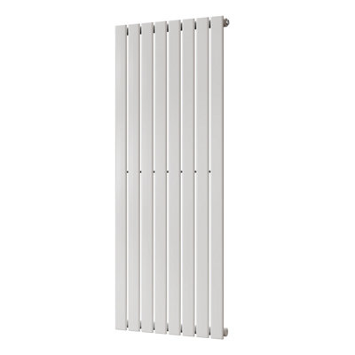 UK Radiators 2887BTU H1400mm x W544mm White Flat Tube Vertical Designer ...