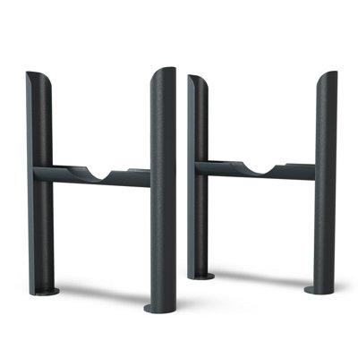 UK Radiators 4 Column Radiator Feet Anthracite Alpha