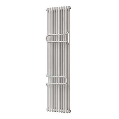 UK Radiators 4446BTU H1800mm x W460mm White 2 Column Vertical ...