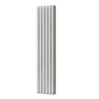 UK Radiators 4934BTU H1800mm x W390mm White Square Tube Vertical ...
