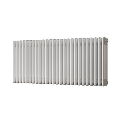 UK Radiators 5780BTU H500mm x W1164mm White 4 Column Horizontal ...