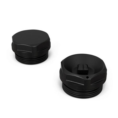 UK Radiators Black Radiator Bleed Valve & Blanking Plug Talus