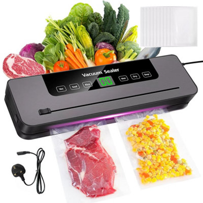 UK Vacuum Food Sealer Automatic Manual Vacum Sealer Dry Wet Pack ...