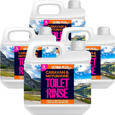 Ultima-Plus XP Caravan & Motorhome Pink Toilet Chemical Fluid Solution ...