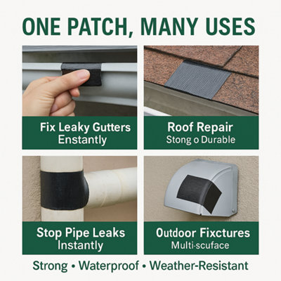 Ultimate Mesh Re-Inforced Gutter Repair Tape Patches Heavy Duty ...