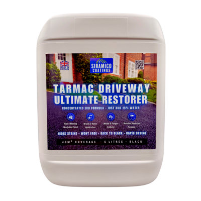 Ultimate Tarmac Driveway Restorer & Sealer - Eco Concentrated Formula ...