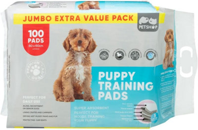 Ultra Absorbent Quilted Puppy Training Pads - 100-Pack of Dog Training ...