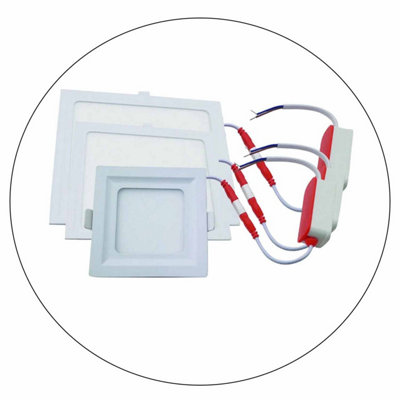 Ultra Bright 5W LED Ceiling Downlight Warm White Square Recessed Light