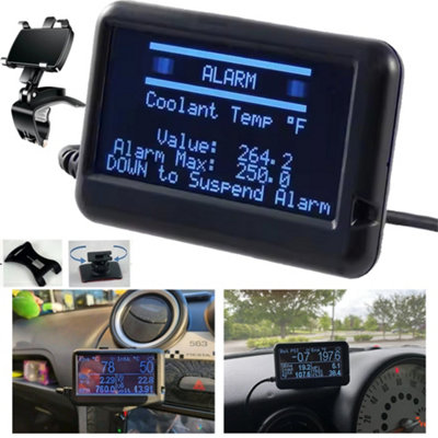 Ultra gauge EM Plus v1.4 OBD II OB2 Scanner Scan Tool multi gauge MINI ...