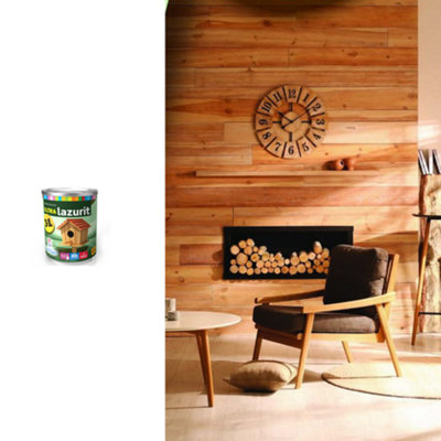 Ultra LAZURIT 3in1 Wood Coating, Transparent, Solvent-Based, Indoor/Outdoor