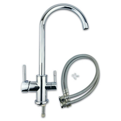 Buy Ultra-Modern 3-way Chrome Tri-Flow Kitchen Water Filter Faucet/Tap ...