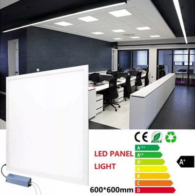Ultra-Slim 600x600mm LED Panel Light 48W, Cool White with 3 Year Warranty