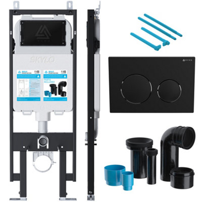 Ultra Slim Adjustable Concealed Cistern Frame WC Unit for Wall Hung ...