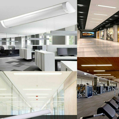 Ultra Slim Linkable LED Batten Light 6500K Daylight White Strip