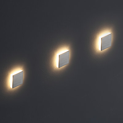 UltraBeam Square Mini Recessed Indoor Wall Light - Step and Stair Riser ...