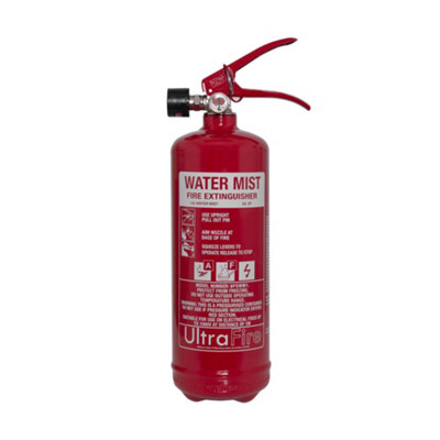 UltraFire 1ltr+ Water Mist Fire Extinguisher - Ideal Domestic Fire ...
