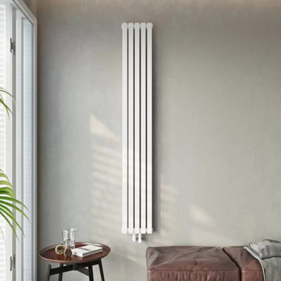 Ultraheat Linear Radiator 1800 x 268 mm - White Mild Steel, Hot Water ...